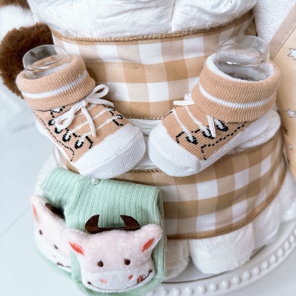 Handmade | Accessories | Bull Diaper Cake Farm Baby Shower Gift | Poshmark